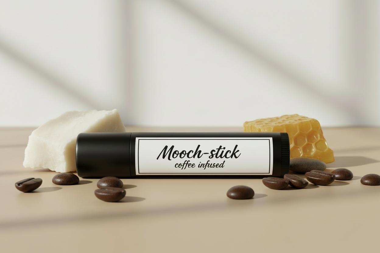 Coffee-Infused Tallow Lip Balm - Natural Mooch-Stick – Little Heifer Tallow